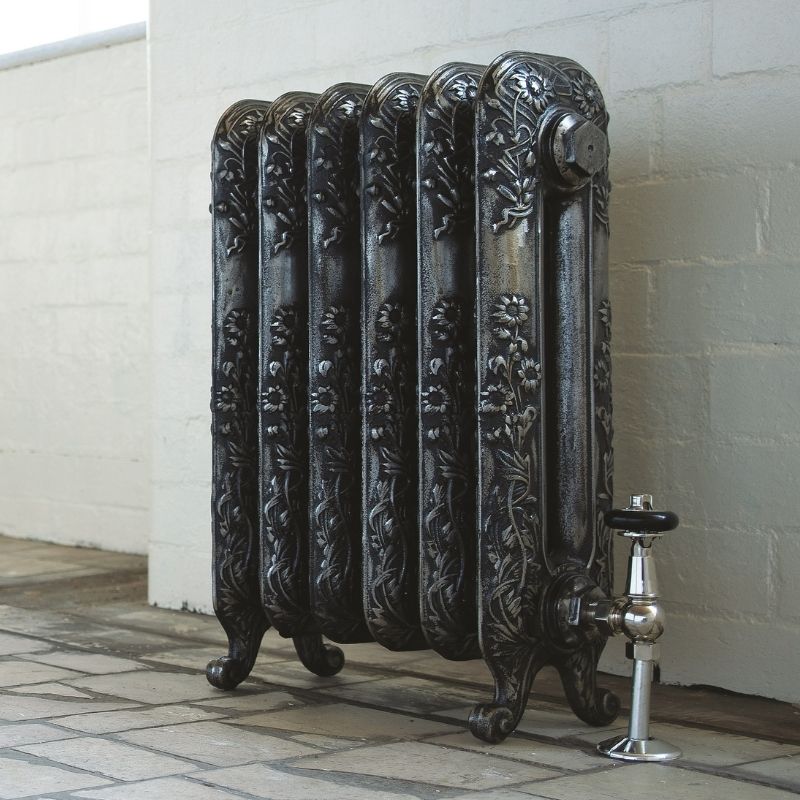 Arroll Daisy Cast Iron Radiator, Decorative Cast Iron Painted Radiator ...
