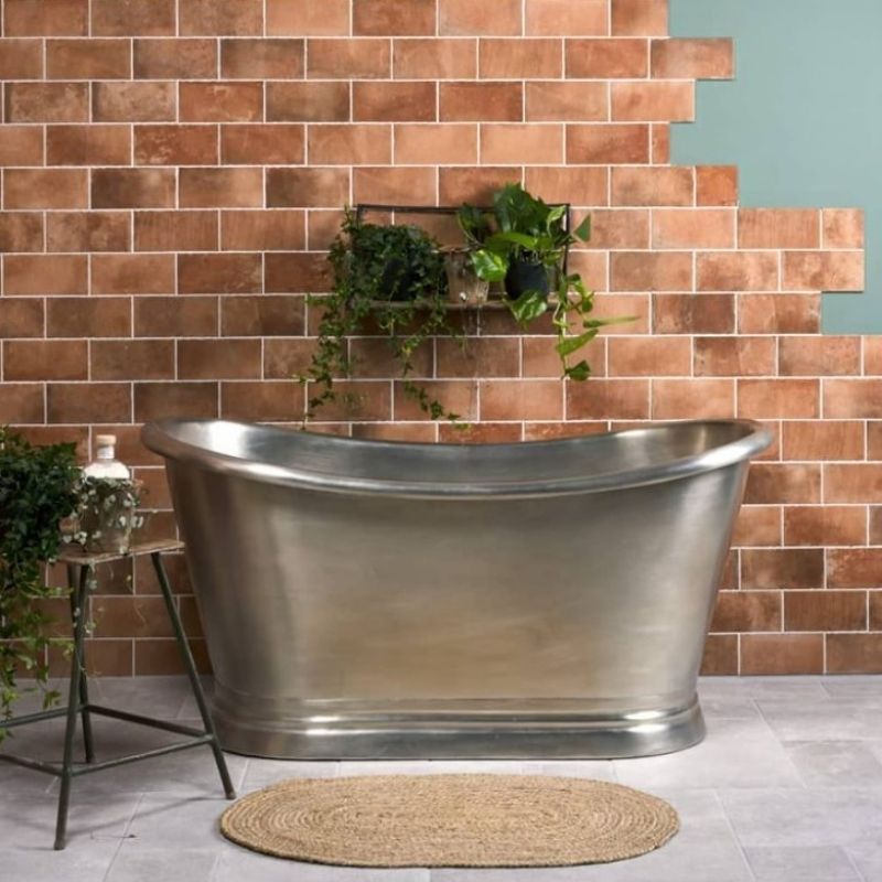 BC Designs Tin Bath & Tin Basin Bundle Bathroom Suite - 1500x725mm ...