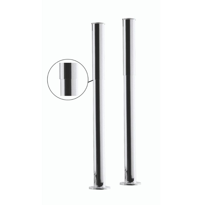 Arroll Telescopic Pipe Shrouds, Adjustable Bath Shrouds - 525-800mm ...