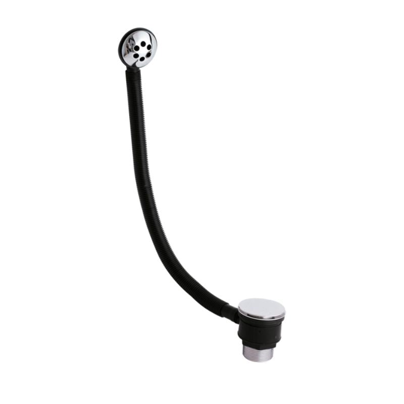 Nuie Concealed Bath Overflow & Plug, Push Button Bath Waste & Overflow ...